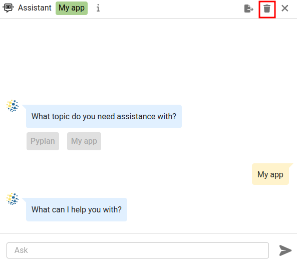 Assistant bots | Pyplan Knowledge Base