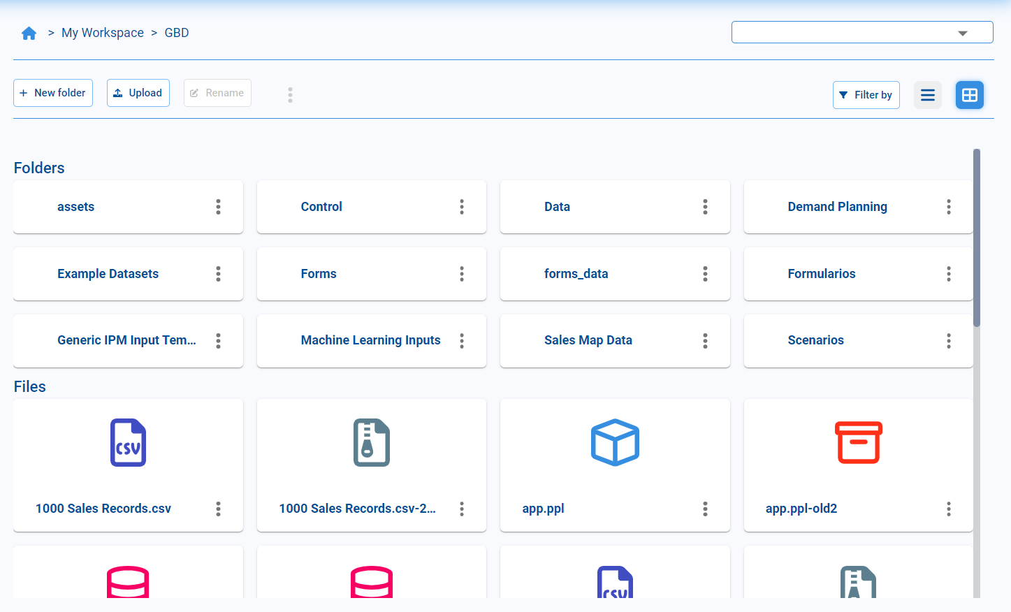 File Manager | Pyplan Knowledge Base