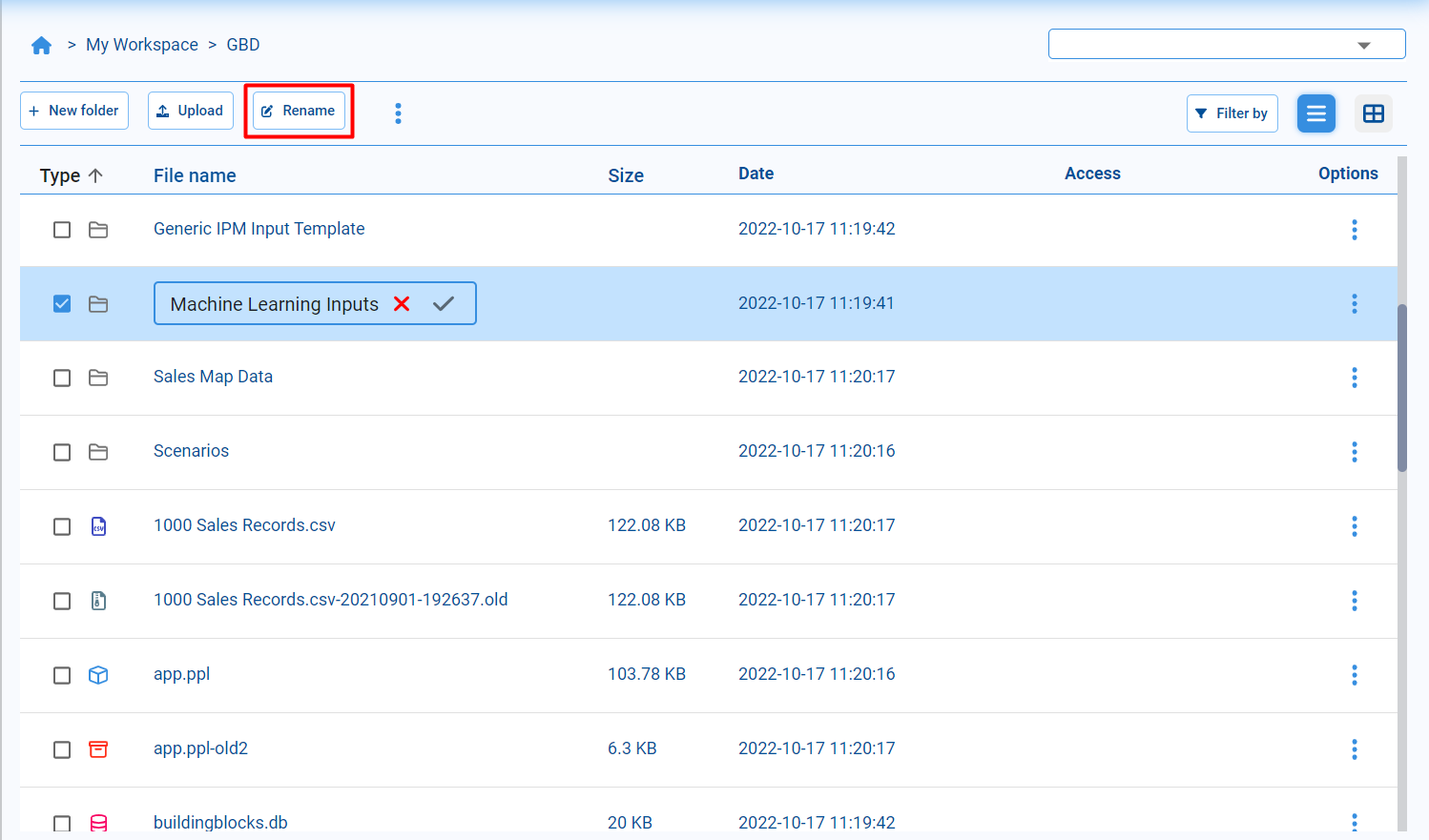 File Manager | Pyplan Knowledge Base