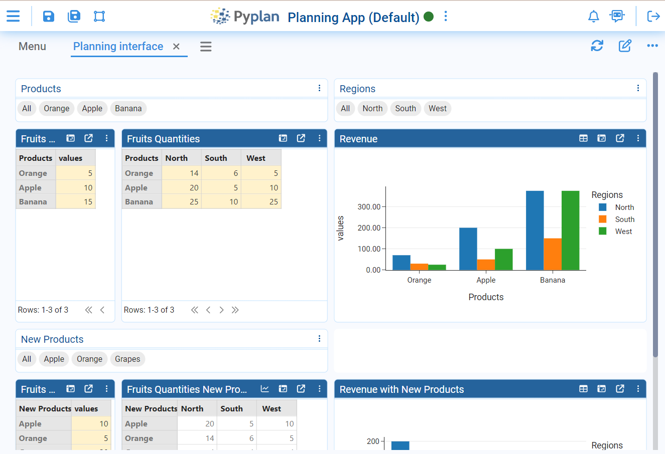 Introduction to interfaces | Pyplan Knowledge Base